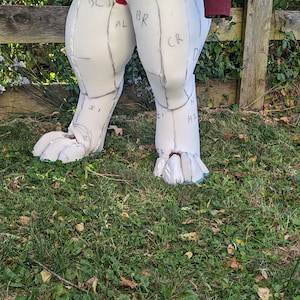 Hollow Foam Dragon Leg Pattern - Etsy UK