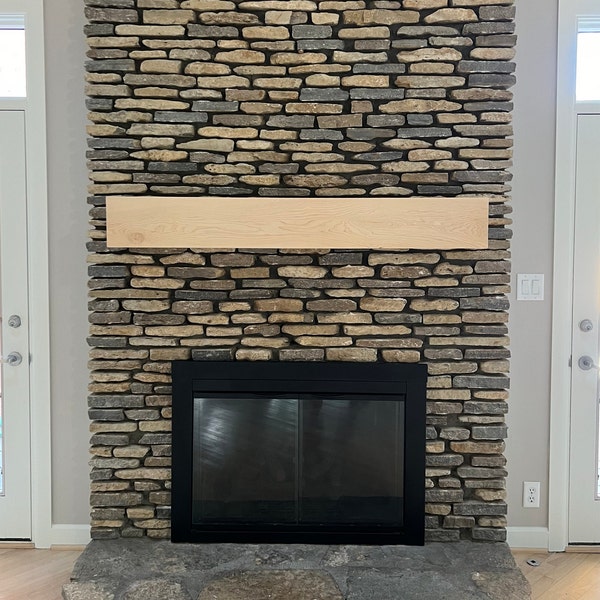 Hickory / Pecan Wood Mantel, Mantle, Floating Shelf - Etsy