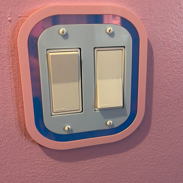 Oval Iridescent Light Switch Cover - Etsy