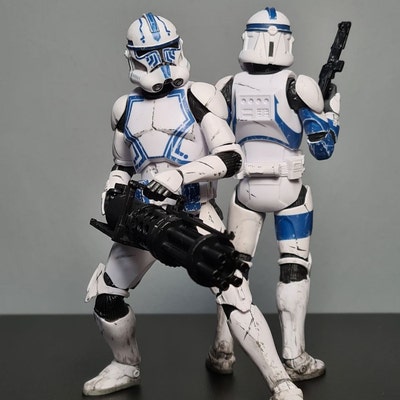 1/12 Hardcase 501st Clone Trooper Phase 1 & 2 Decal Th Black Series ...