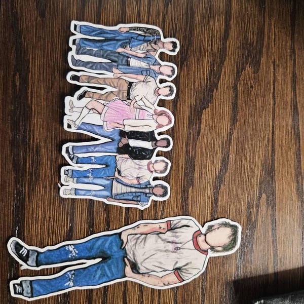 The Outsiders: the Musical Watercolor Handmade Stickers, Holographic ...