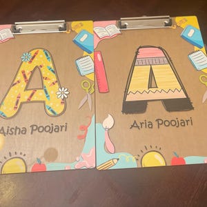 Personalized School Sign Photo Frame, Interchangeable Teacher Prop ...