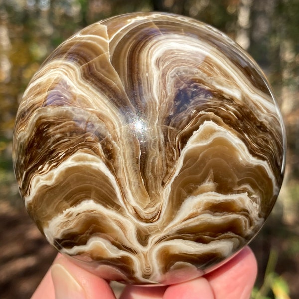 3 1/8 Banded Rootbeer Calcite Pyramid - Etsy