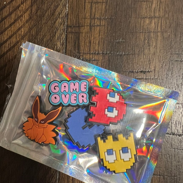 Pacman Charms, Arcade Game Croc Charms, Retro Pac-man Shoe Accessories ...