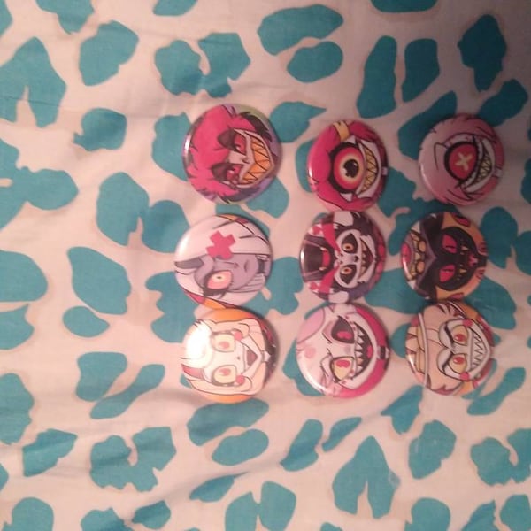 Hazbin Hotel & Helluva Boss Buttons! - Etsy