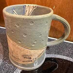 Book Lover's Bookshelf Mug Handmade Book Lover's Art Gift, Handmade ...