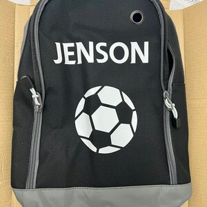Personalised Football Holdall Boys Girls Customised Kids School PE ...