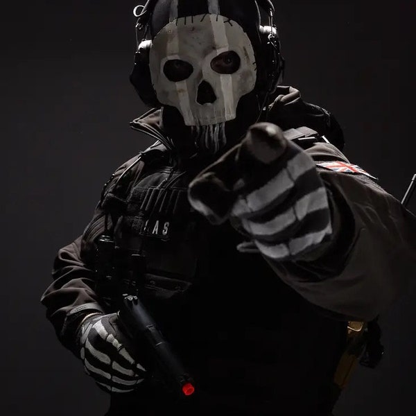 MW2 Ghost Mask 3D STL File - Etsy
