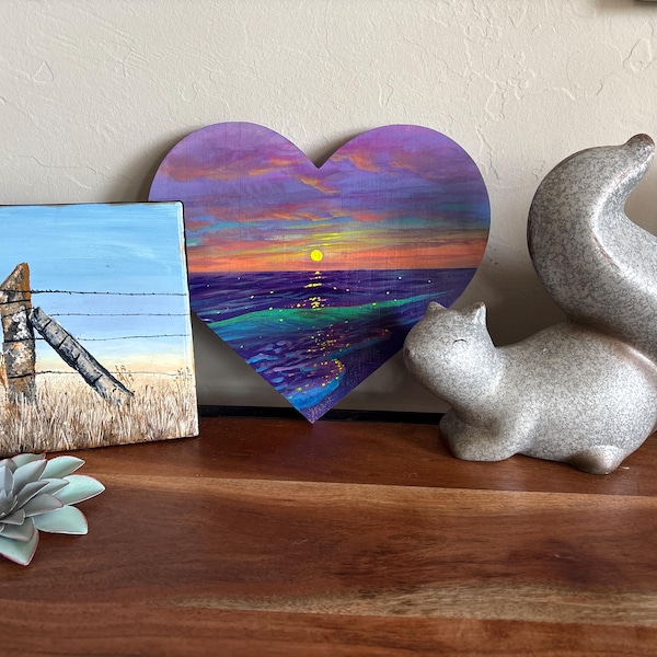 Raised Canvas Print "sea Spectrum" - Etsy