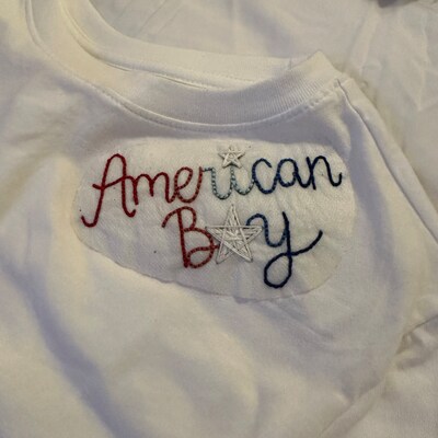 NAME ADD ON Sleeve Hand Embroidered Names - Etsy