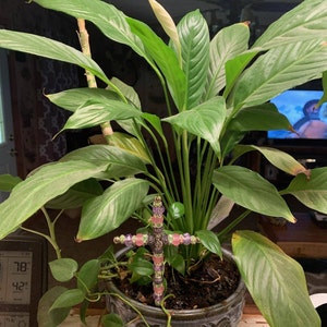 Beautiful Beaded Cross Garden Stake - Etsy