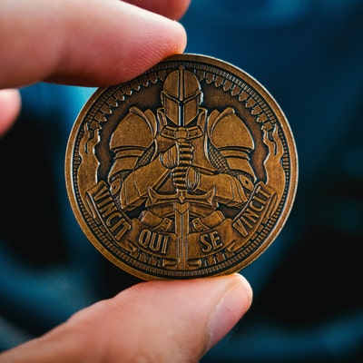 Phoenix Coin EDC Reminder Challenge Coin Phoenix Bird Fire Rising Ashes ...