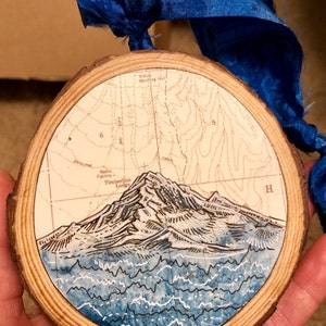 The Love Runs Deep Heart art on topo map 8 x 10 art print | Etsy