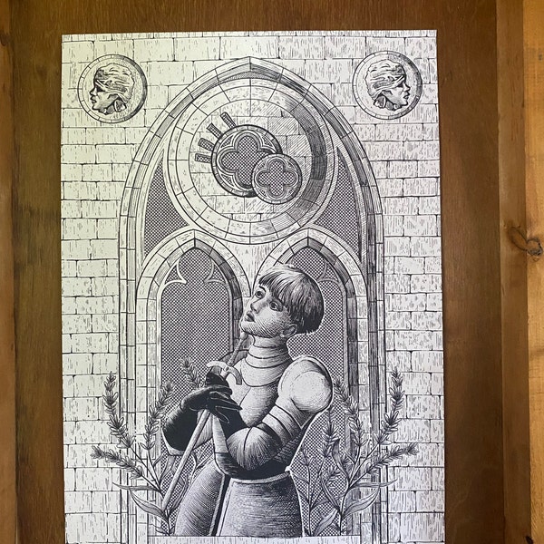 Fear and Hunger Moonless A4 A3 A5 Art Print - Etsy