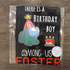 Among Us Birthday SVG Bundle, Among Us Birthday SVG, Among Us Birthday ...