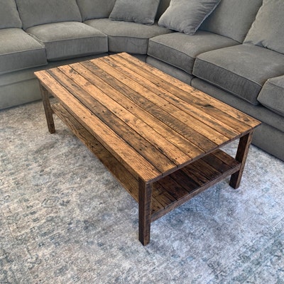 Upcycled Round Spool Coffee Table Reclaimed Wood & Metal - Etsy