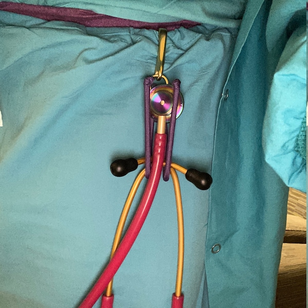 SMALL Japanese Fish Hook Stethoscope Holder - Etsy