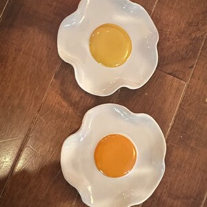 BIG Fried Egg Spoon Rest Handmade Ceramic Kitchen - Etsy