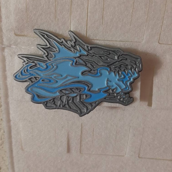 Oni Japanese Demon Skull Enamel Pin - Etsy