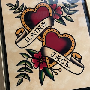 American Traditional Cowboy Tattoo Flash Art Print - Etsy