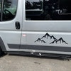 Mountain Range Decal Multiple Colors and Sizes Available Car Decal ...
