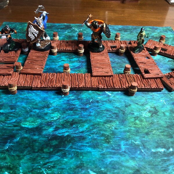 Dnd Docks and Bridges Wooden Planks Pirate Seaport Marina Harbor ...