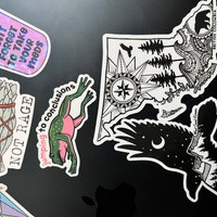 Vancouver Island Colourful Vinyl Sticker - Etsy Canada