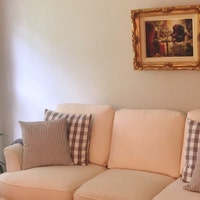 Grain Sack & Ticking Pillow Cover Farmhouse Pillow Cover Blue 3 Stripe ...