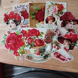 Victorian Apothecary Sticker Pack. Set 1. Stickers for Journaling ...