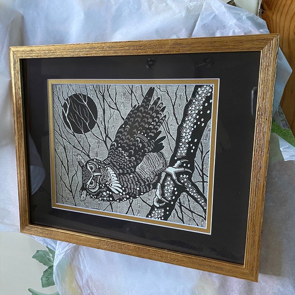 The River Ballet Linocut in Blue,otter Linocut,kingfisher Linocut ...