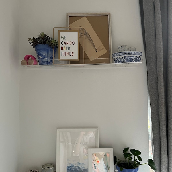 We Can Do Hard Things, Positive Affirmation, Kids Wall Art, Growth ...