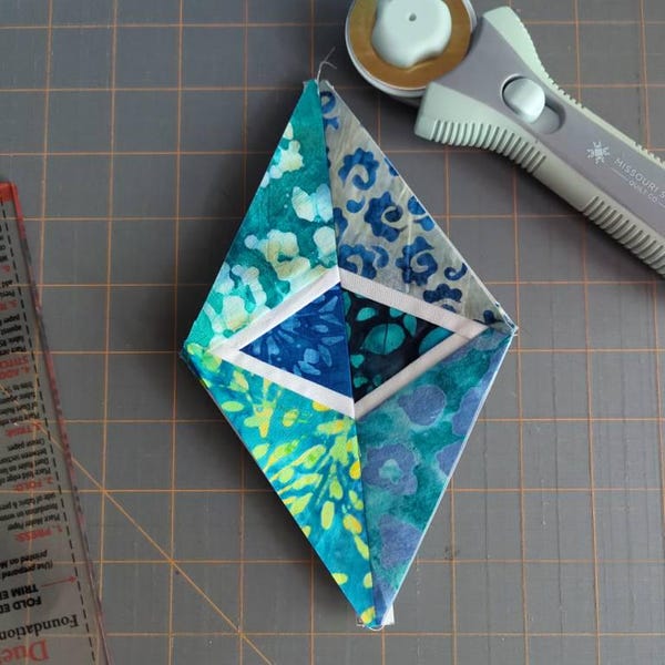 Diamond in Diamond - Foundation Paper Piecing Pattern - Etsy