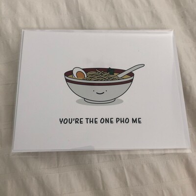 Funny Pho Anniversary Card, Pho Bowl Anniversary Gift - Etsy Canada