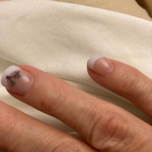 Biohazard Blood Splatter Zombie Nail Art Decal Sticker BIO101 | Etsy