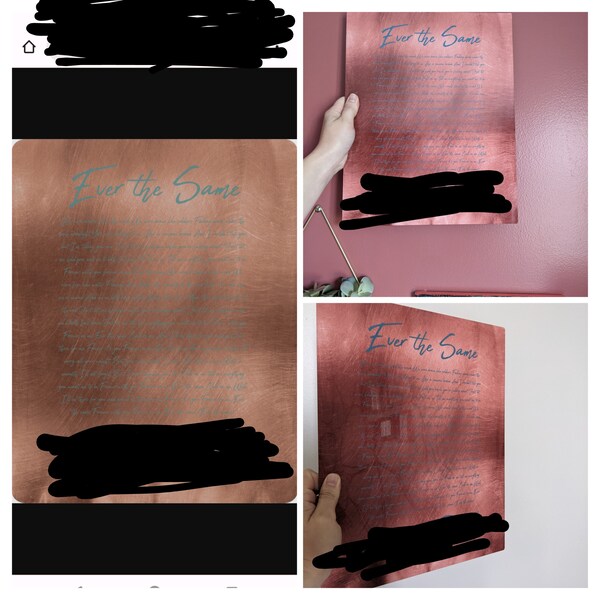 Copper Tree of Life, 7 Year Anniversary Print, Seven Year Gift, Couple ...