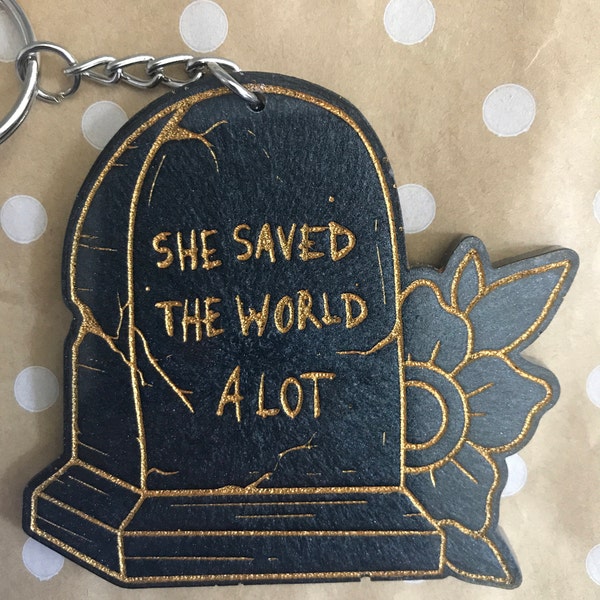 Buffy the Vampire Slayer Headstone Keychains - Etsy