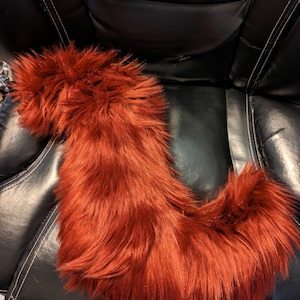 CUSTOM: Solid Color Fur Arm Warmers - Etsy