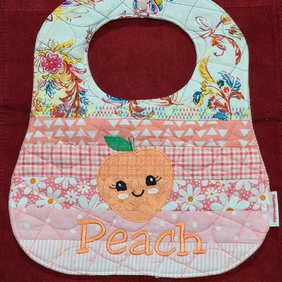 Pretty as A Peach Machine Embroidery Design Peach Embroidery Design ...