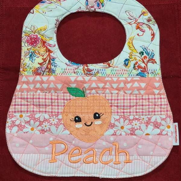Pretty as A Peach Machine Embroidery Design - Peach Embroidery Design ...