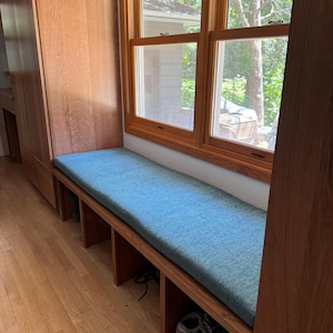Custom Bench Cushion With High Performance Fabric Crypton, Kitchen ...