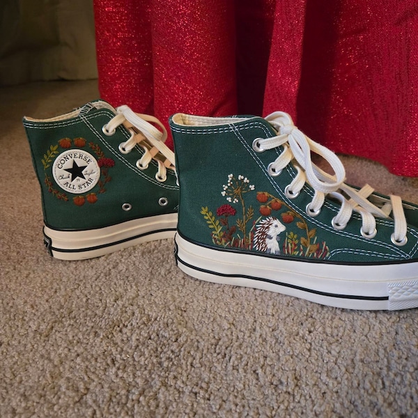 Customized Converse Embroidered Shoes Converse Chuck Taylor 1970s ...