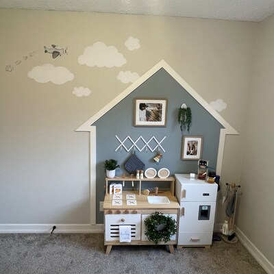 Fabric Wall Decal Nursery Decor Large Cloud Stickers Toodles Decal ...