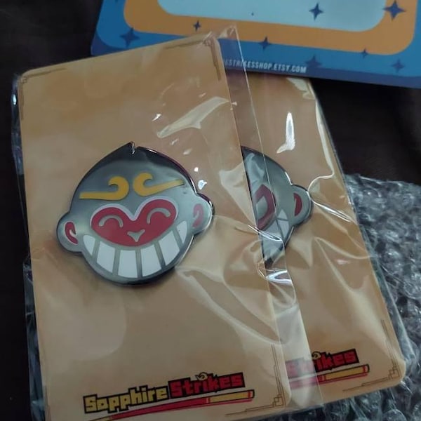 LMK: Sun Wukong and Macaque Logo | Enamel Pin - Etsy