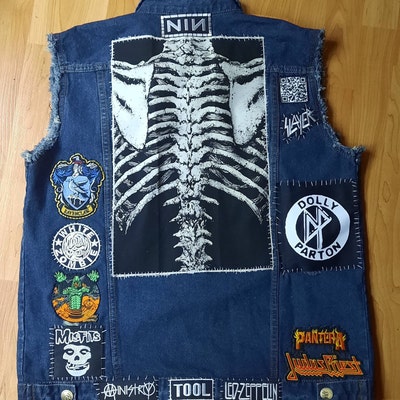 Ribcage Back Patch Ribcage Skeleton Patch Bones Patch - Etsy