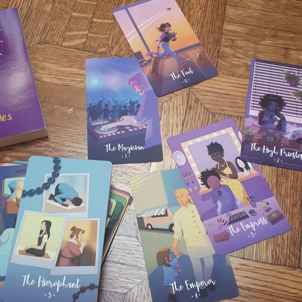 Tarot Cards Cosmic Cycles, 4th Standard Edition With 12 Extra Cards - Etsy