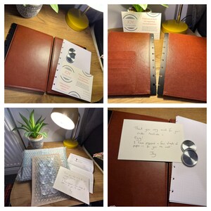 Top Bound A5 Kraft Discbound Notebook A5 Discbound Reporter Notebook - Etsy