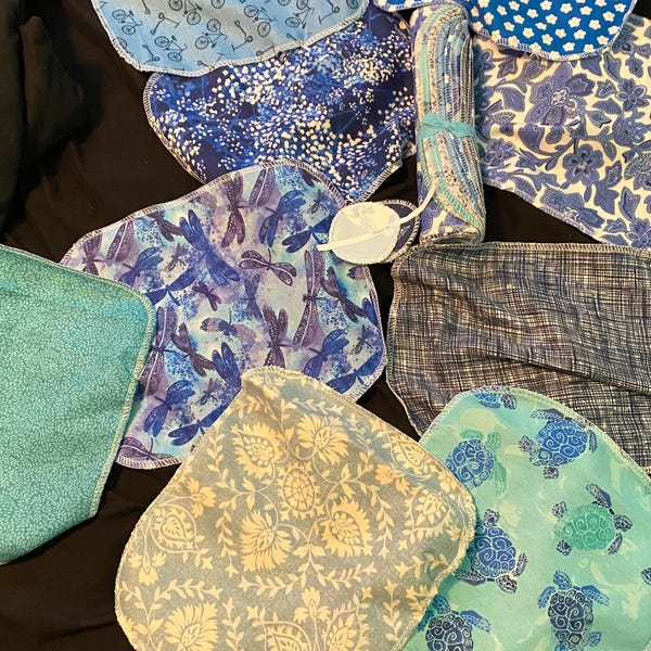 Mens Handkerchief Set Plaid Hanks Square Flannel Hankies Reusable ...