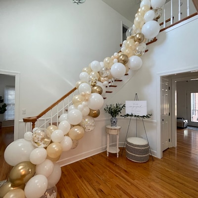 Champagne Celebration Balloon Garland DIY Kit 5' to 25', Includes ...