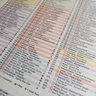 Lorcana the First Chapter Card List - Etsy