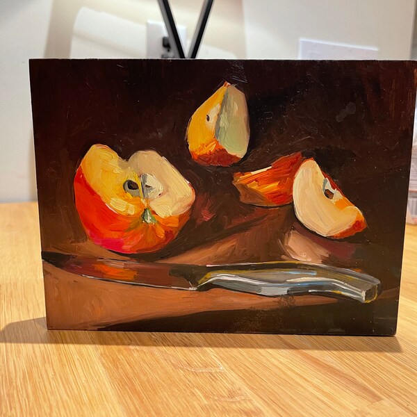 Carrot Painting, Original Oil Painting, Kitchen Art, Emily Ryals, Wet ...